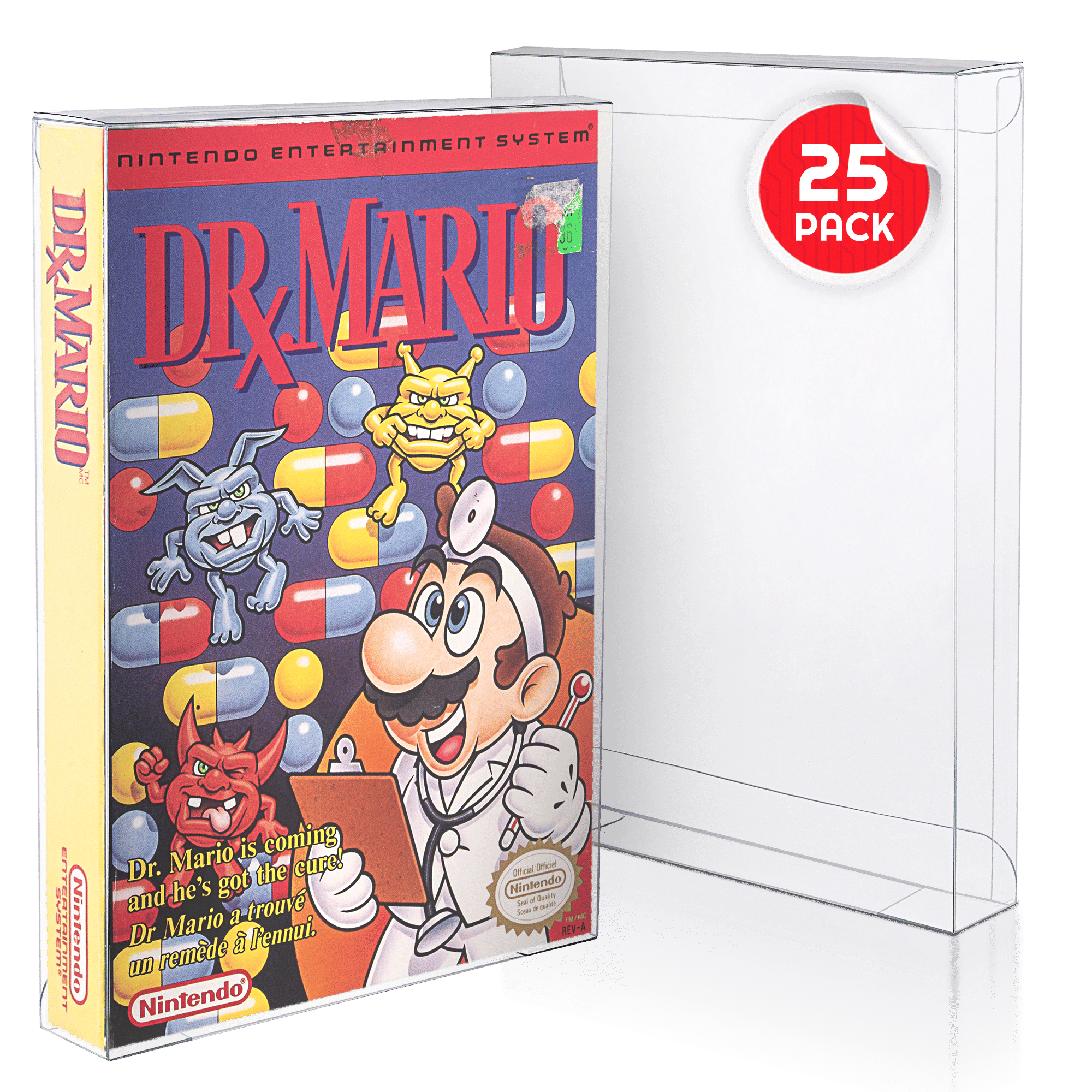 25 Nintendo NES (Game box) PET Protectors | Rare Candy