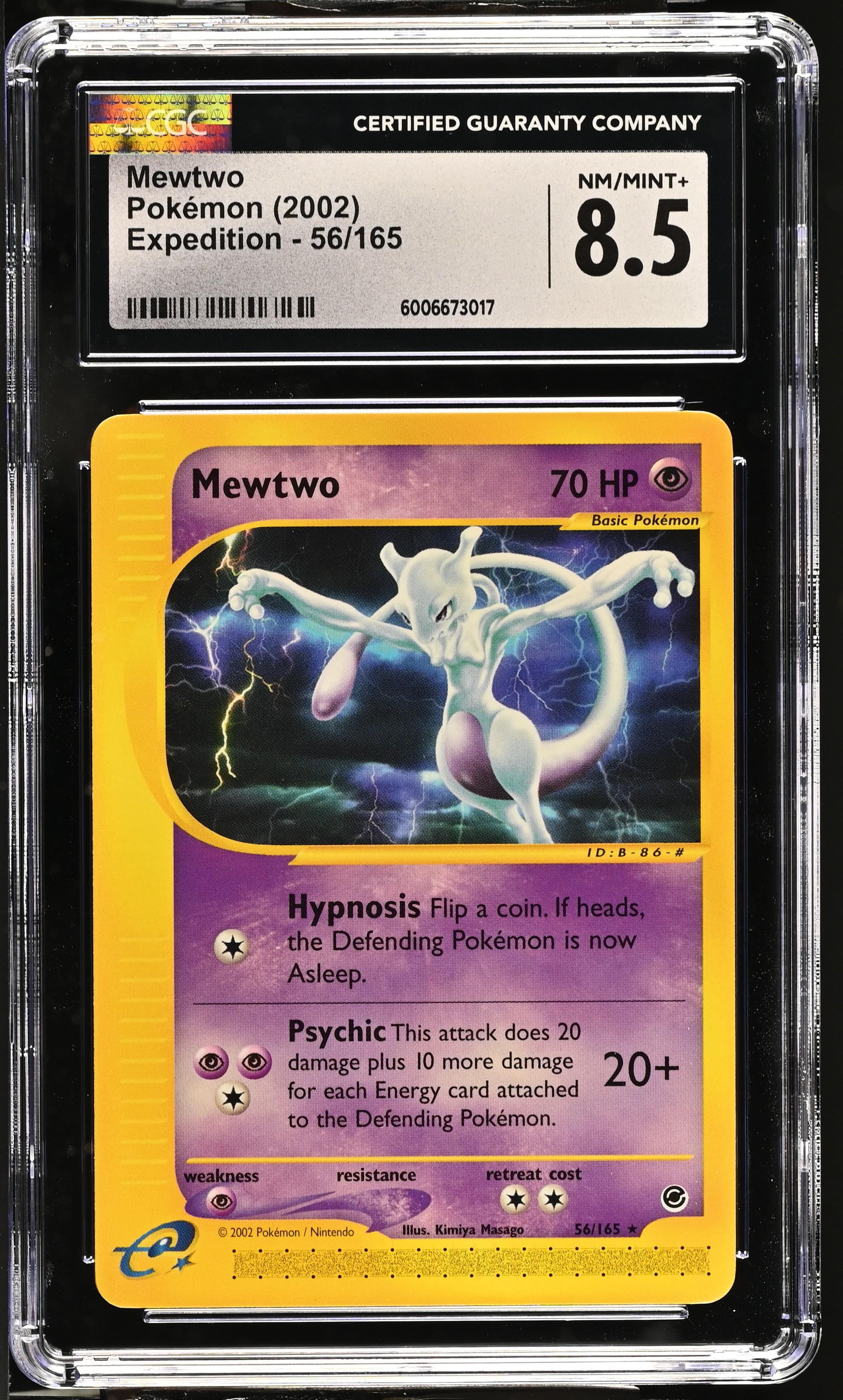 2002 Pokémon Expedition #56 Mewtwo CGC 8.5 | Rare Candy