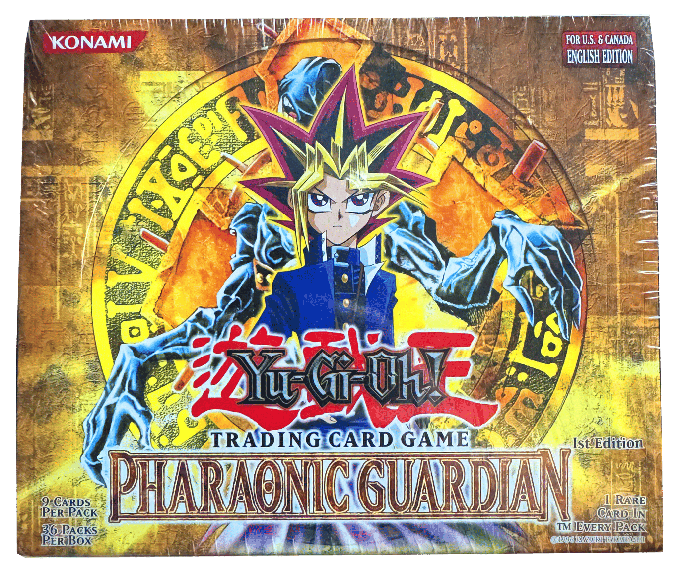 Yu-Gi-Oh! 2003 1st Edition Pharaonic Guardian Sealed Booster Box (36 ...