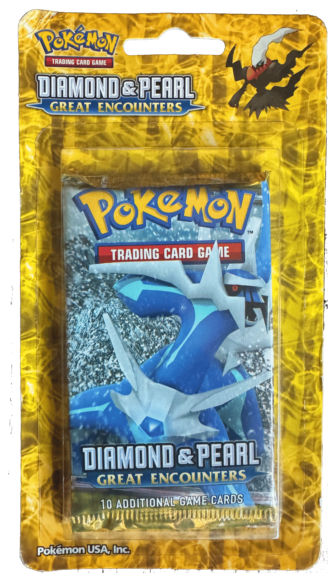 2008 Diamond & Pearl Great Encounters Blister Pack (Dialga Pack Artwork ...