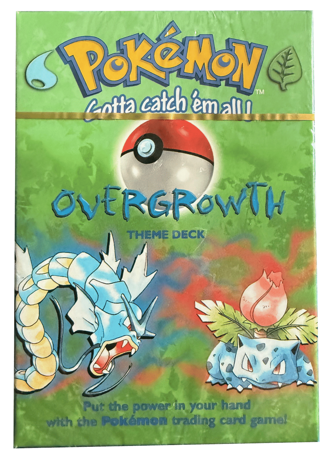Pokemon GOLD STRIP Overgrowth Theme Deck (Shadowless) (1999) | Rare Candy