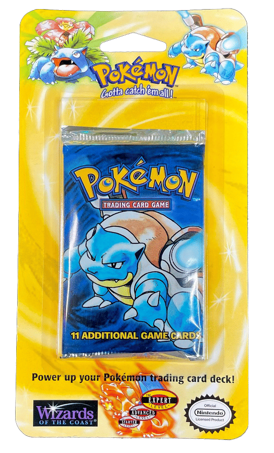 Pokemon Base Set Blastoise Blister Pack | Rare Candy