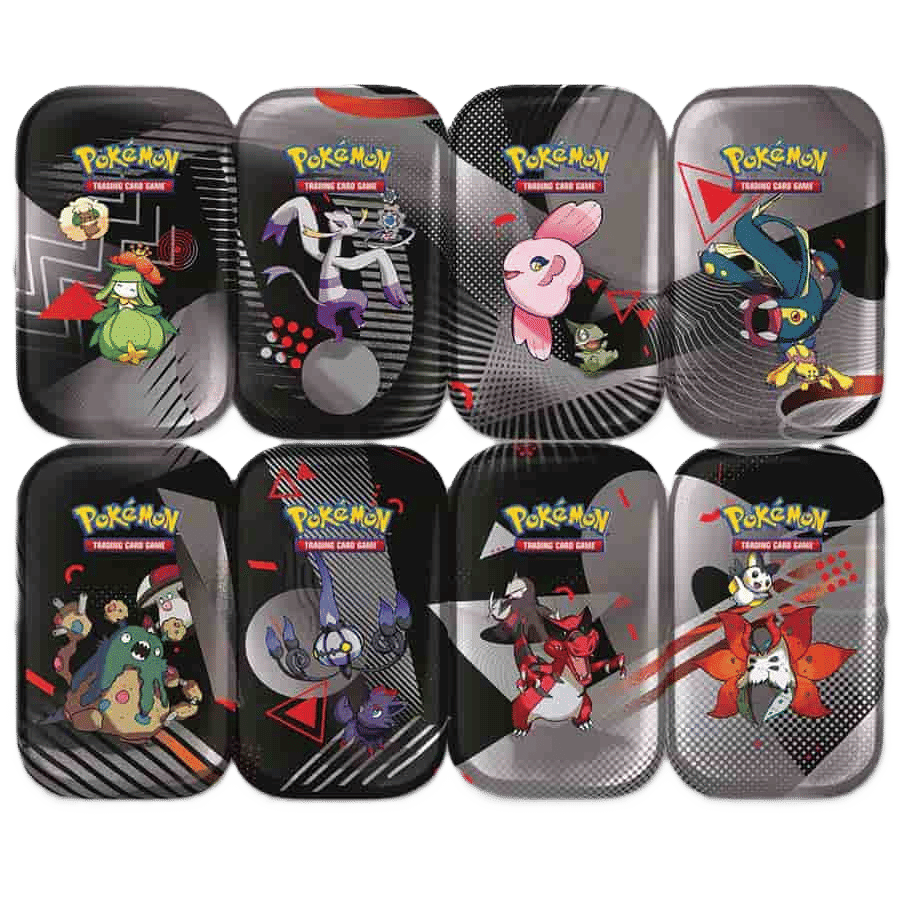 BLACK BOLT WHITE FLARE Unova Mini Tin Sealed Display Pokémon - 8 Tin Set | Rare Candy