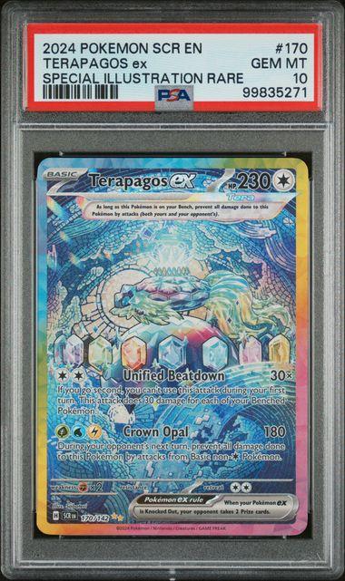 2024 Pokemon Stellar Crown Terapagos SIR #170 PSA 10 | Rare Candy